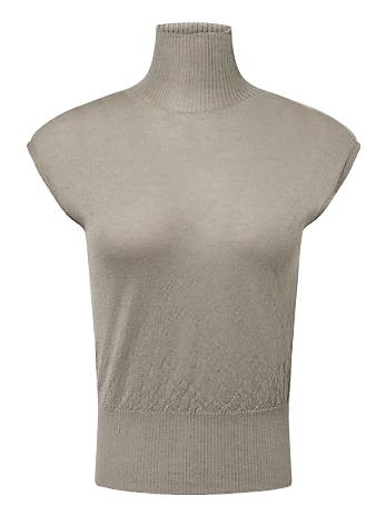 RICK OWENS Rick Owens Cashmere Sleeveless Turtle-Neck Jumper